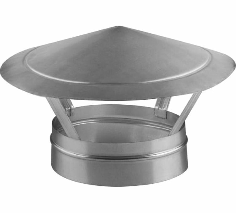 Зонт крышный для круглых воздуховодов ООО Вентмаркет d315, оцинкованная сталь Zont315