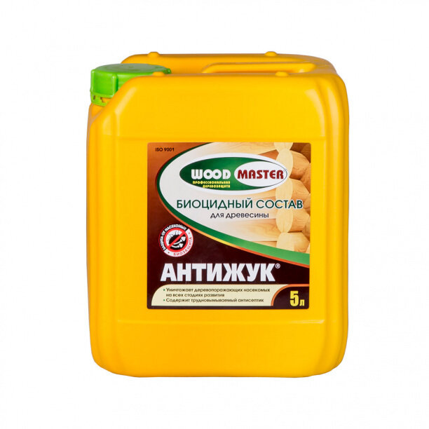 Состав биоцидный для древесины Антижук WoodMaster 5 л