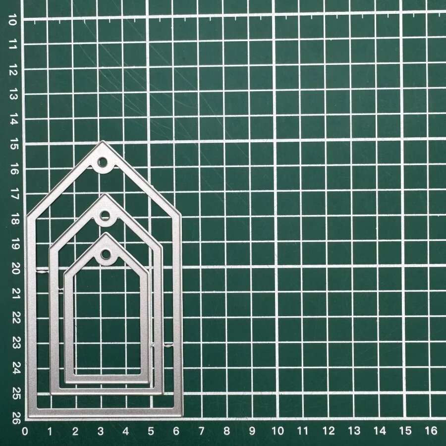Металлическая пресс-форма для скрапбукинга "Дом"