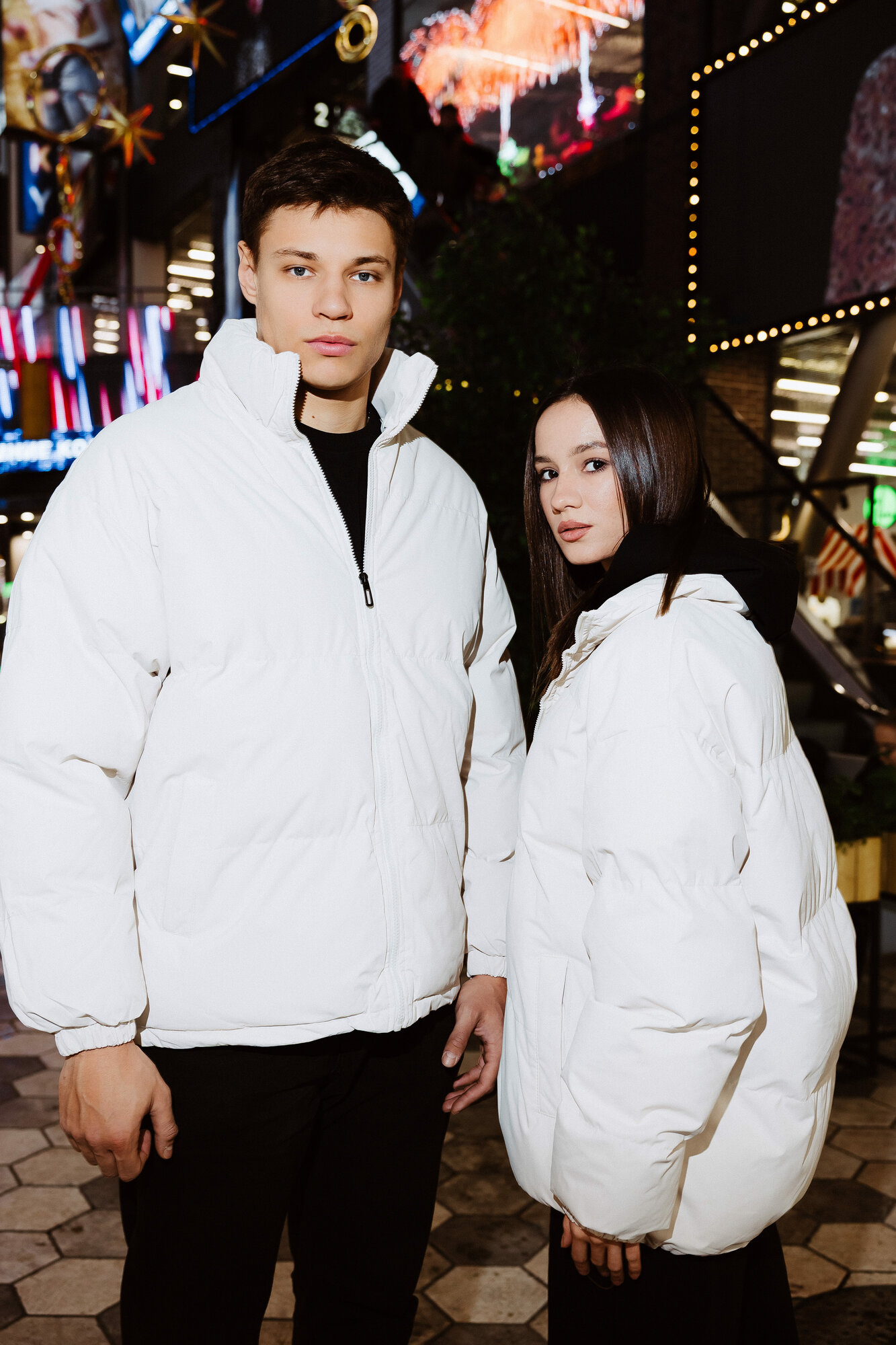 Куртка  куртка мужская белая оверсайз