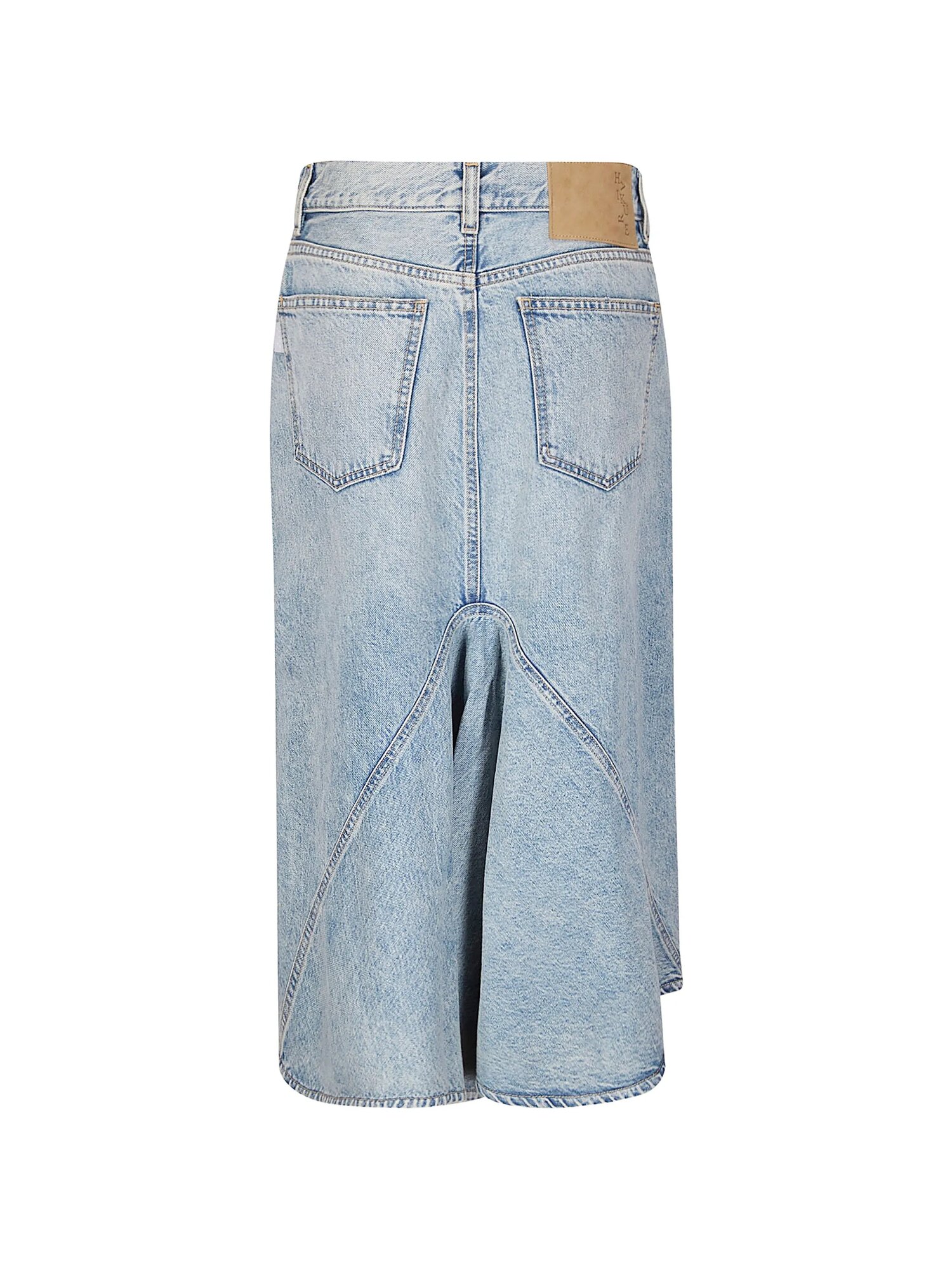 Юбка Haikure Logo-patch draped skirt, размер 8 — фото 1