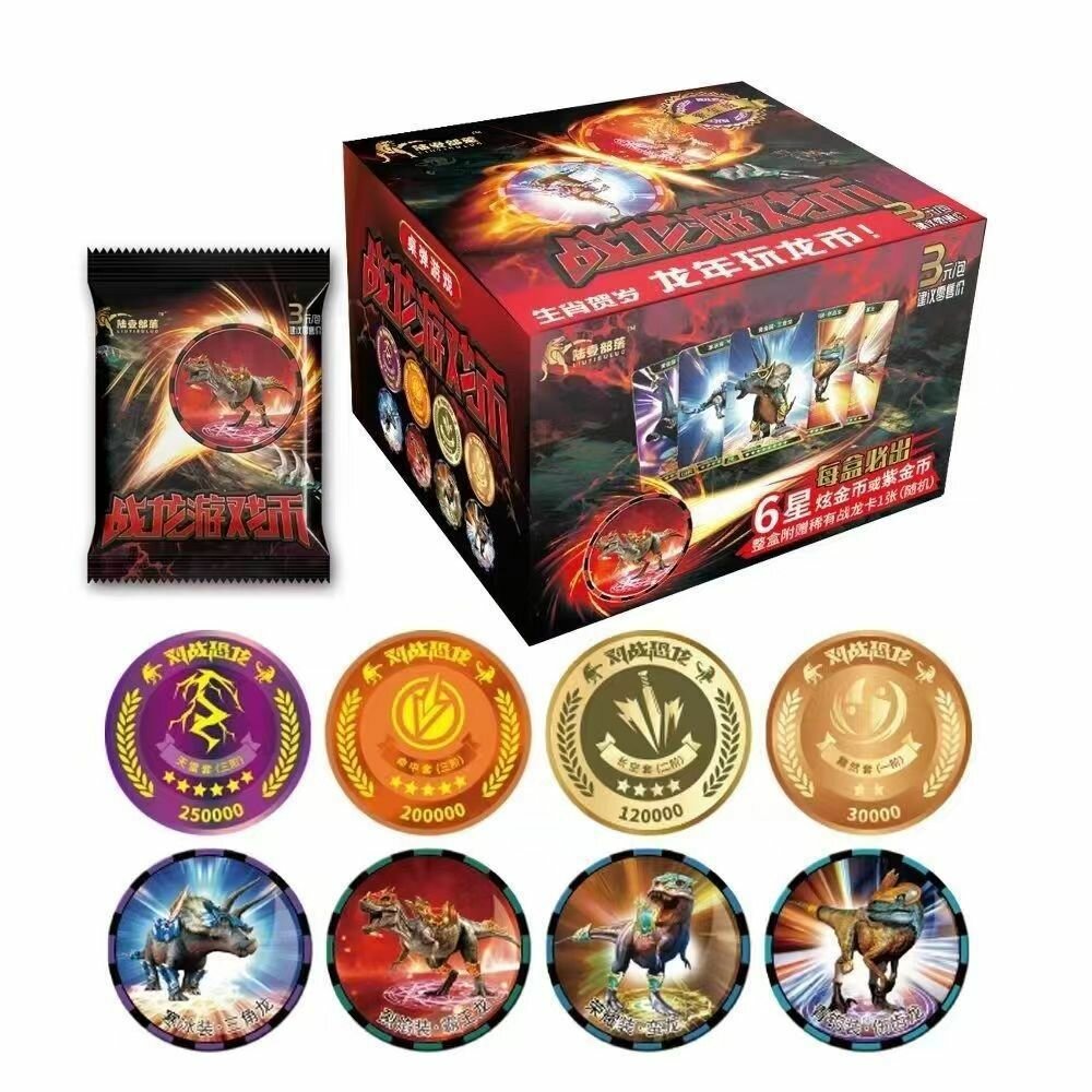 Динозавр Боевой Дракон Конкурс Монета Версия с Катящимся Мячом Настольная Игра Прыгающая Керлинг Игра для Снятия Стресса Детская Образовательная Многопользовательская Битва Множественные Режимы Игры