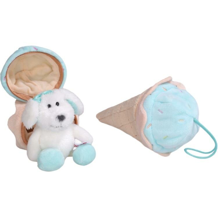 Плюшевый брелок унисекс NICI Десерт Мороженое Lulu Dog Ice Cream, Charm 12cm
