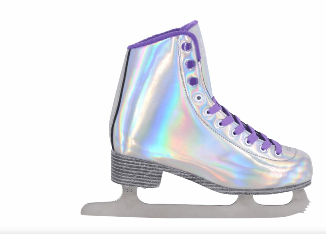 Фигурные коньки Tech Team, Reflect р.38, перламутровый