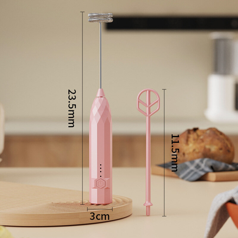 Ручной электрический домашний миксер для взбивания яиц, маленький мини-миксер для кофе, молока и чая, полуавтоматический для сливок
