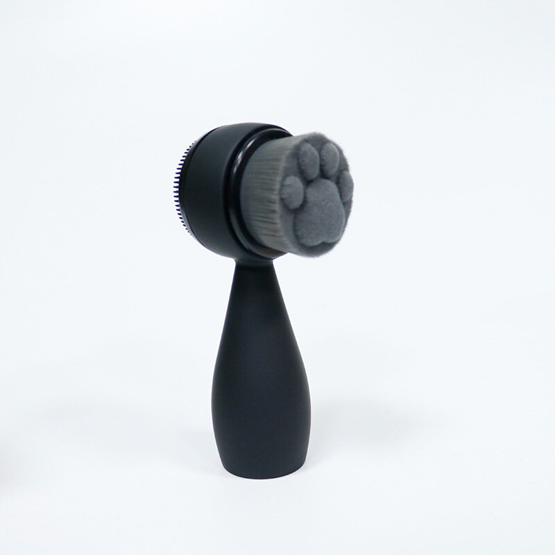 Мягкая щетина ручная щетка для очищения лица силиконовая щетка для умывания инструмент для очищения лица инструмент для макияжа ручка из ABS