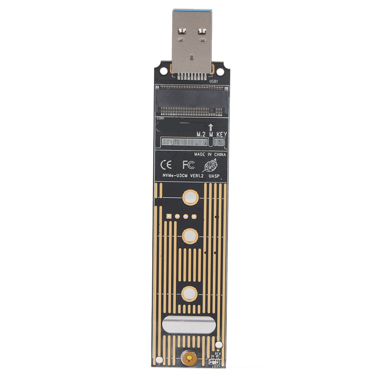 Плата-адаптер M.2 NVMe SSD в USB, карта-конвертер жесткого диска для внешнего хранения данных и быстрой передачи информации.