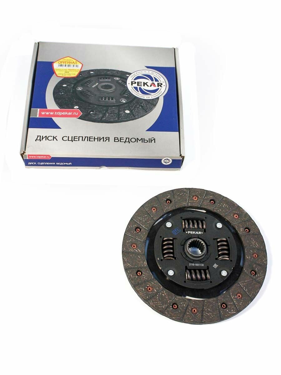 Диск сцепления ведомый для а/м Ваз 2110, 2112, 1118, 2190 (8 клап)