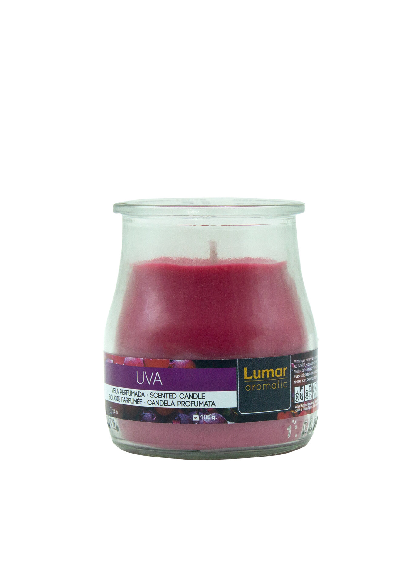 LUMAR Арома-свеча Uvas 100g