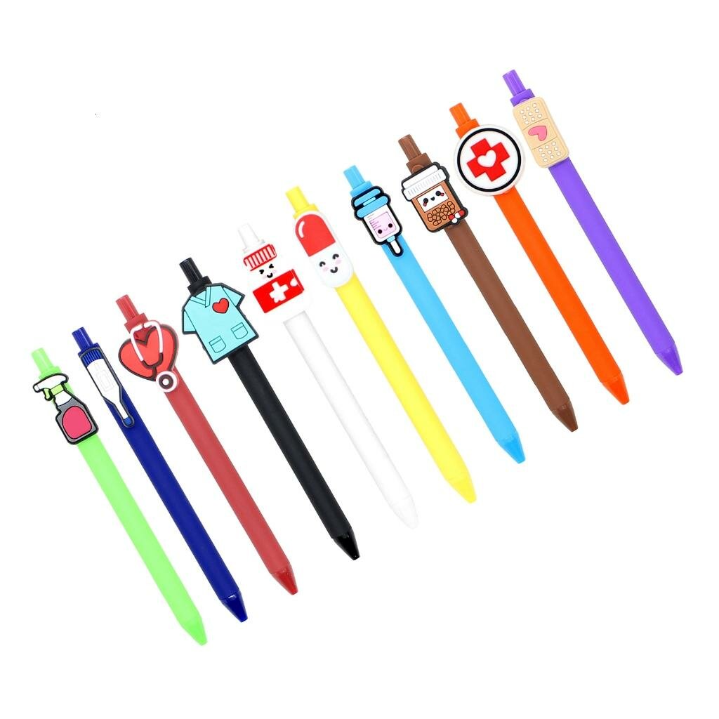 Ручки шариковые выдвижные, 6/10/12 шт, Тип B 10 штук