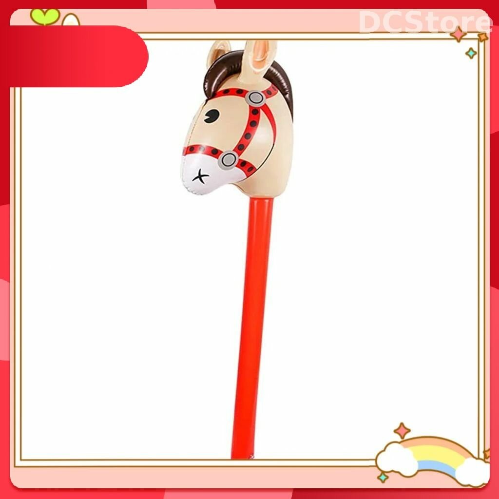 Надувная игрушка-палочка для головы лошади