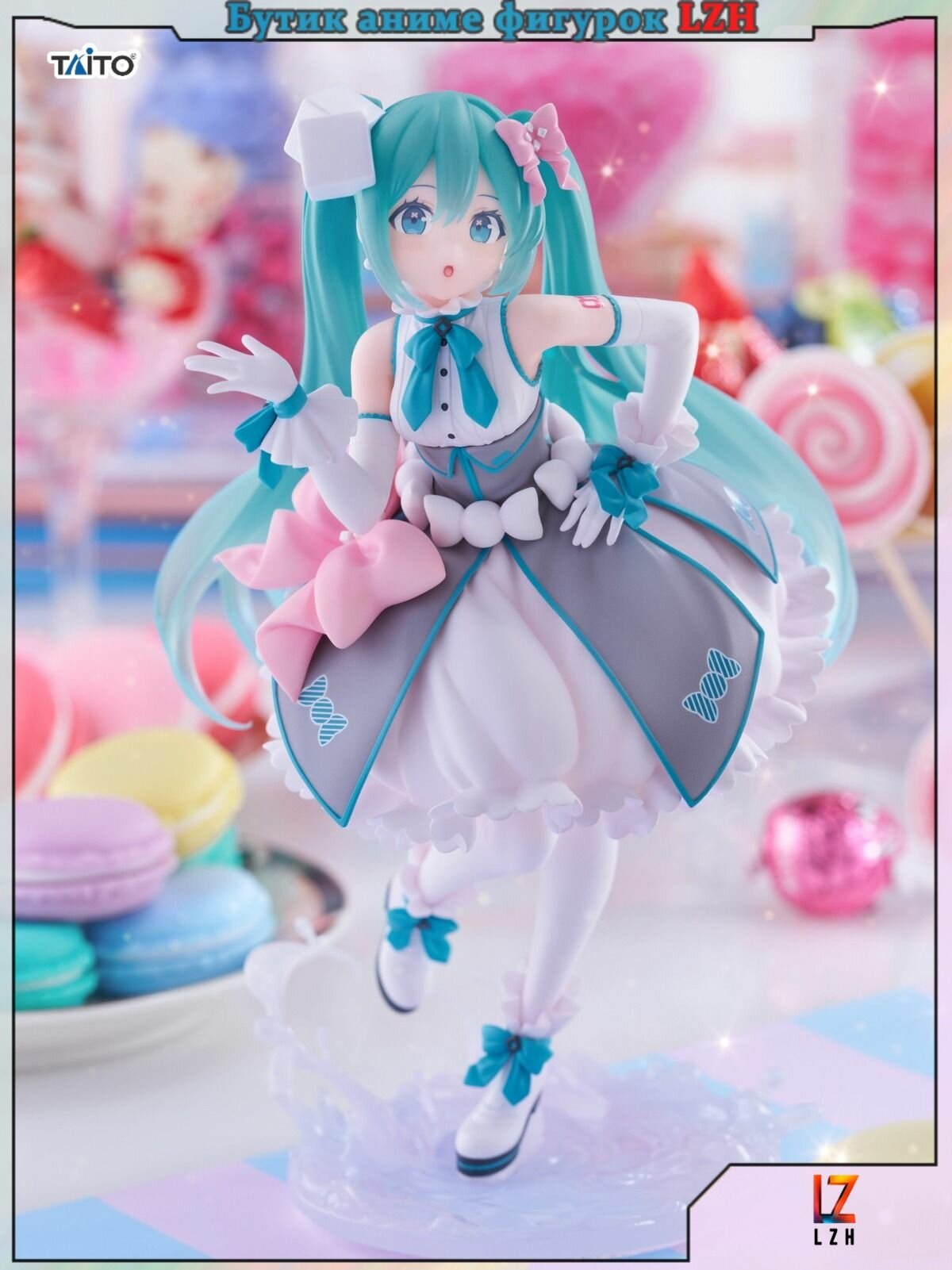 Аниме Фигурка TAITO Серия юбилея Piapro Хаунэ Мику(Hatsune Miku) из "Хацунэ Мику серия" 19cм