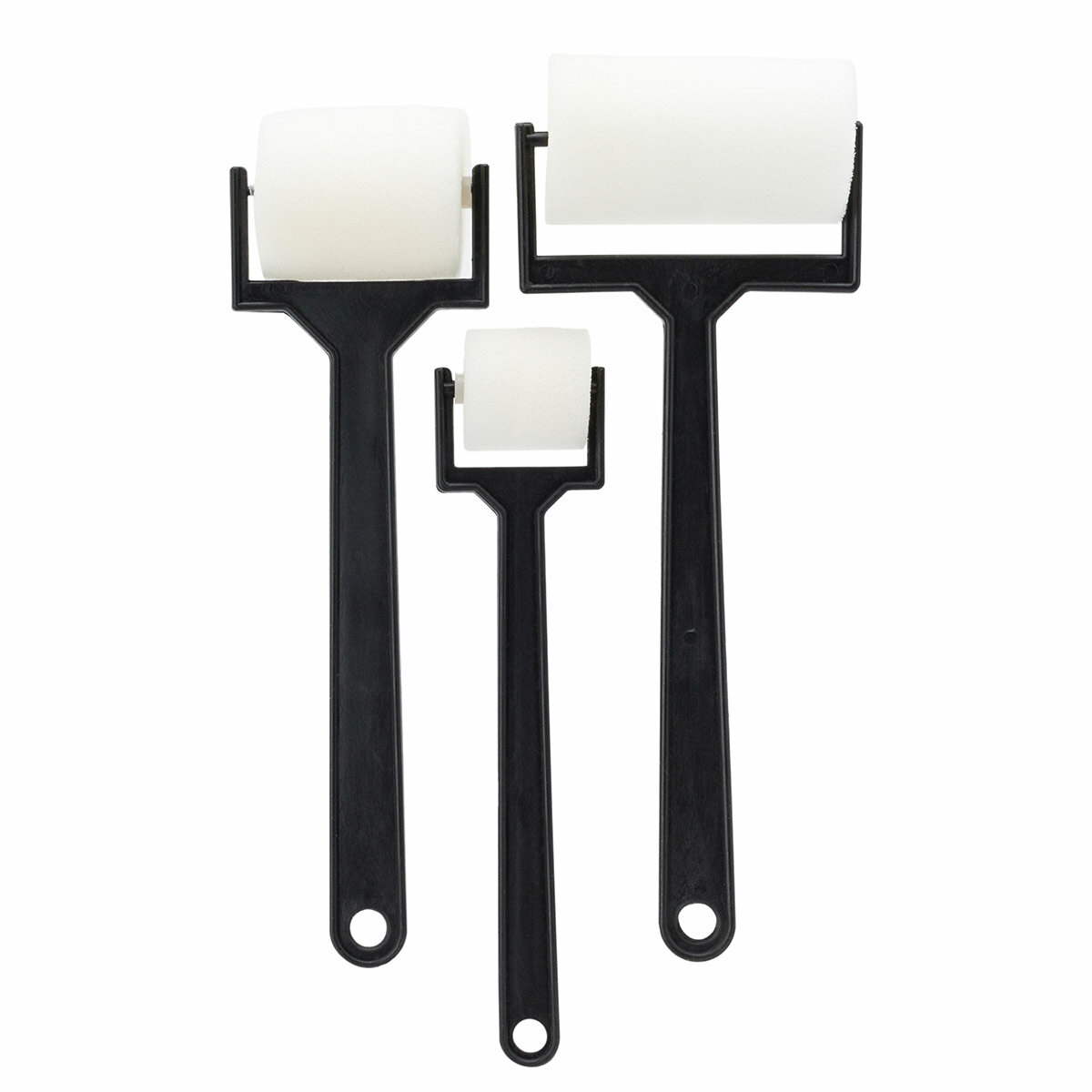 2AL037 Валики поролоновые художественные для рисования, 3 шт/упак