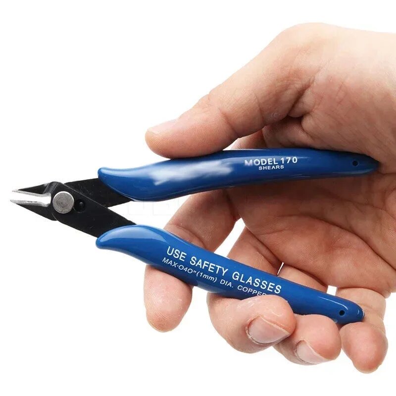 Электрический резак для резки 5 дюймов, Мультитул, плоскогубцы, тонкогубцы с изогнутым носом, гибкие щипцы, щипцы с диагональю