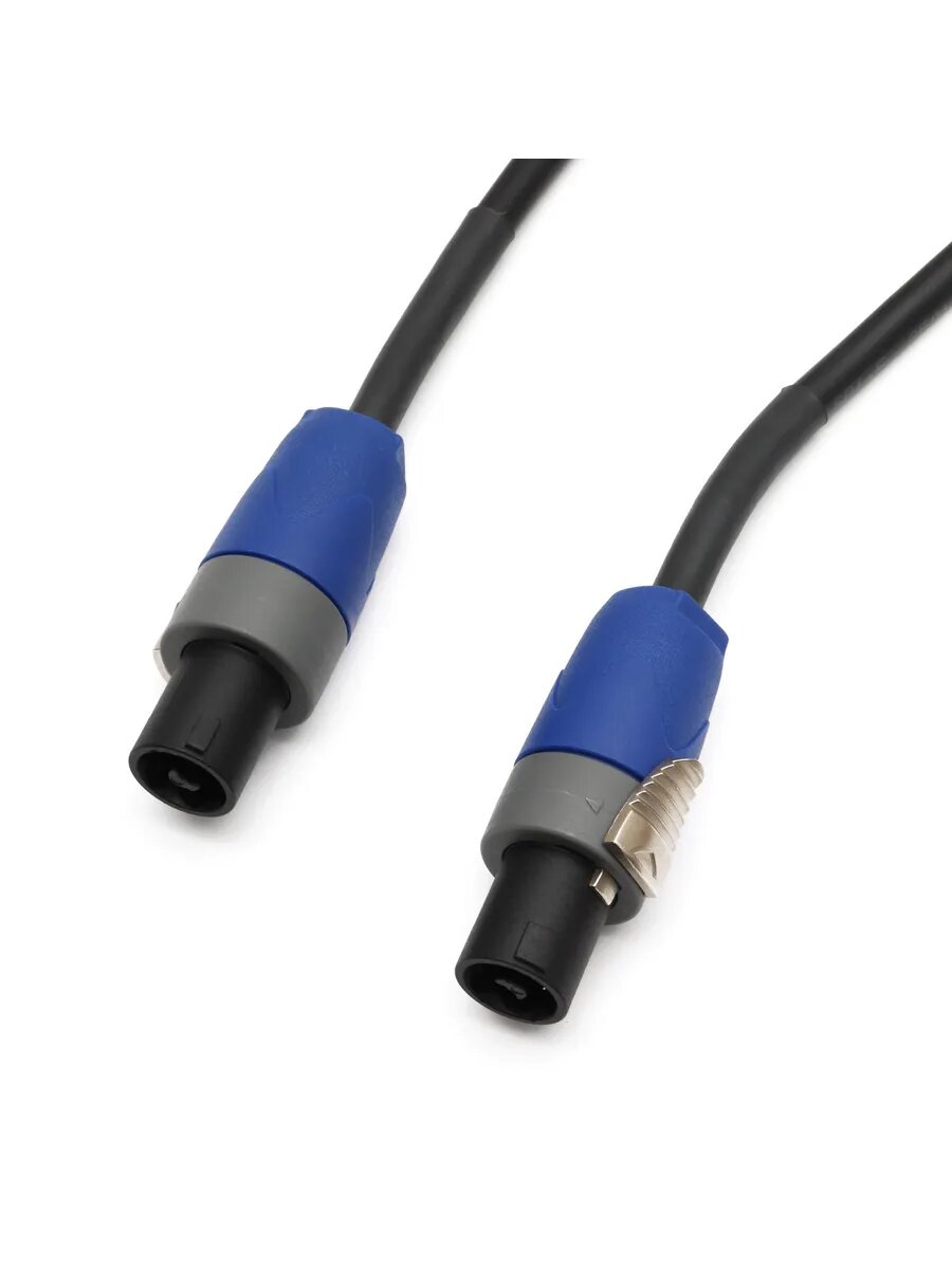 Акустический кабель Radiotehnika Speakon Volna, сечение 2х1.5мм², черный, 2 м