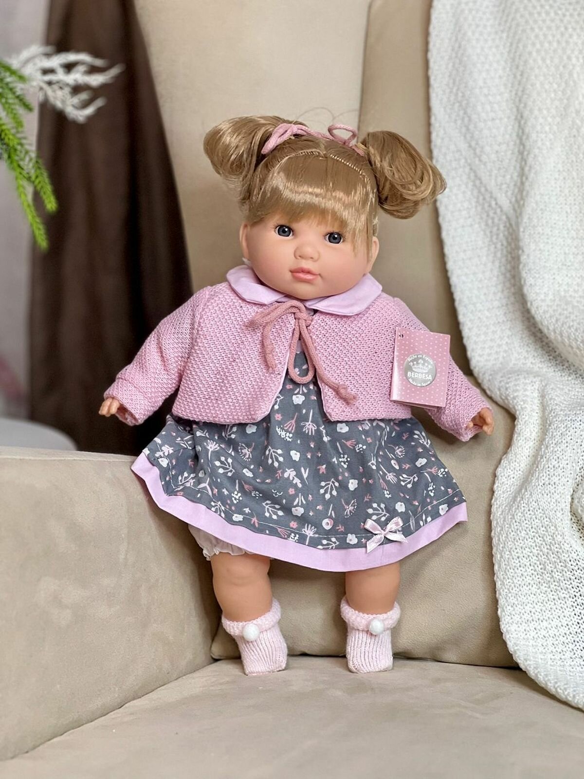 Кукла Berbesa мягконабивная 42 см SANDRA