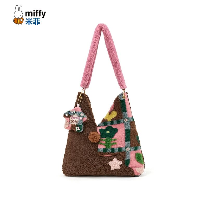 Меховая пушистая сумка 2025 года, новый осенне-зимний дизайн, пушистая сумка для женщин, для повседневного использования, через плечо или под мышку