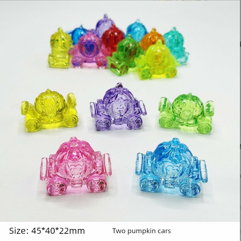 Прозрачная акриловая мини-сумочка, сумка-тоут, имитация драгоценных камней, реквизит для ролевых игр, детские