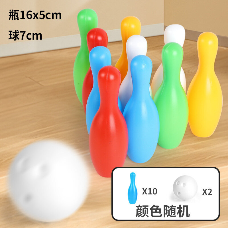 Детские развивающие игрушки для боулинга можно использовать как в помещении, так и в помещении Маленький размер: 10