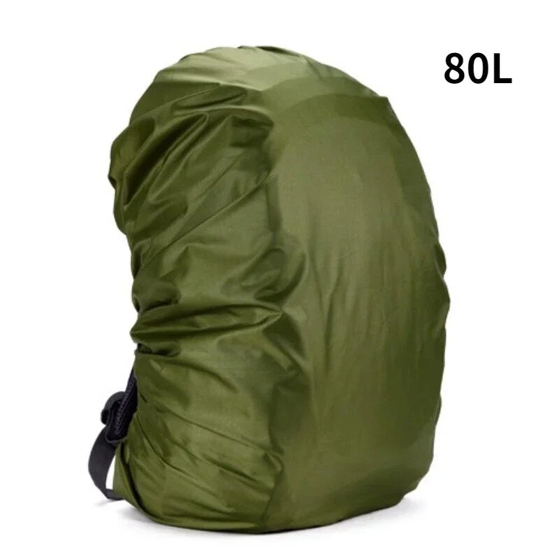 Наружная сумка 35L-80L, водонепроницаемая, с дождевиком и чехлом
