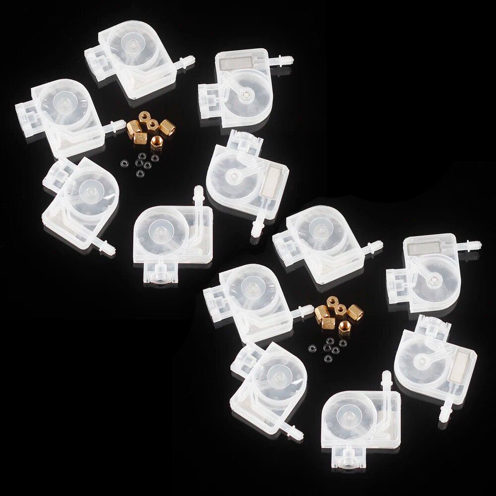 Используется для DTF принтера, DTF чернила EPSON DX5 L1800 R1390 L805 L800 XP600 TX800, демпфер, чернильный картридж с отрицательным давлением, черный фильтр