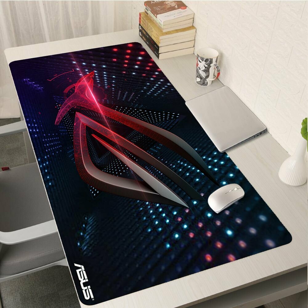 Универсальный игровой коврик для компьютерной мыши Asus ROG 400x900 мм XXL, индивидуальный рисунок высокой четкости, XXL