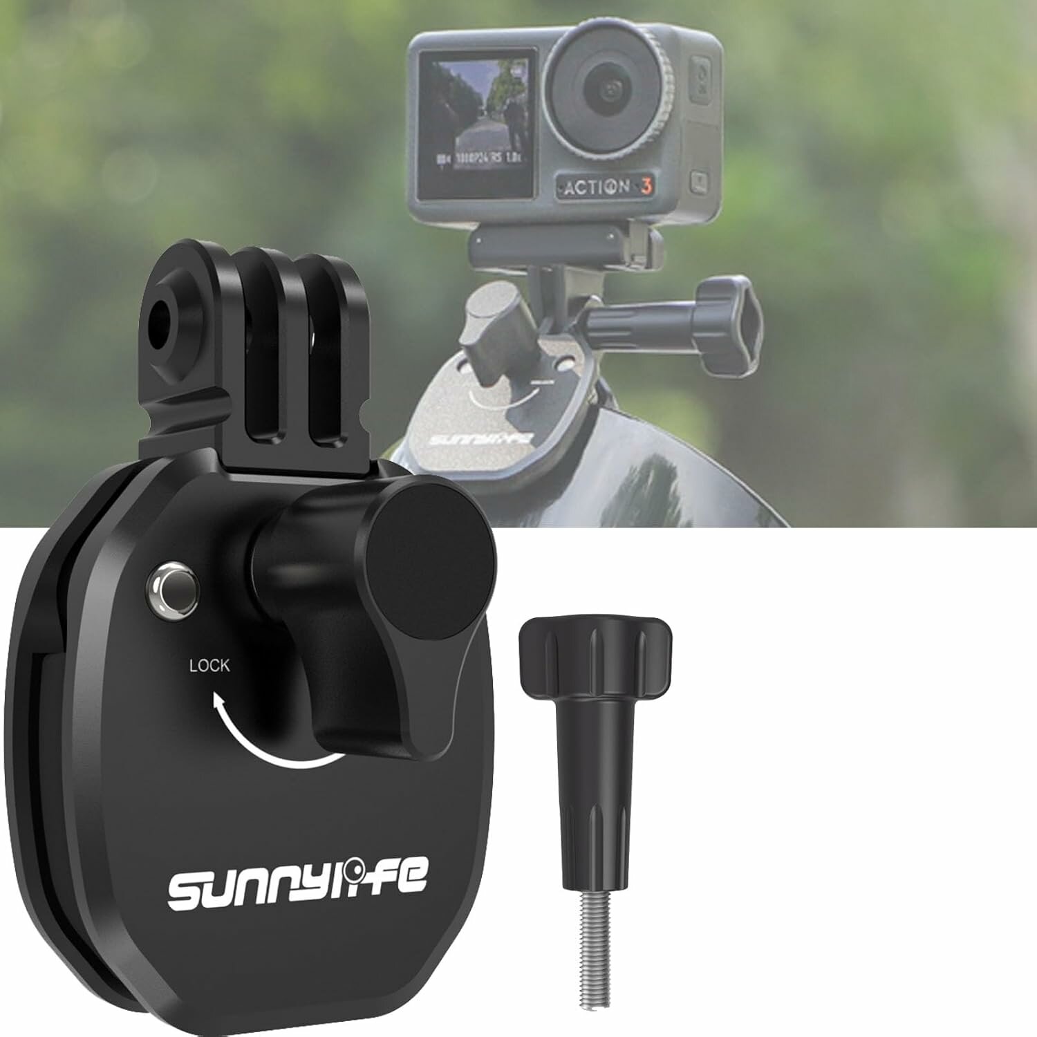Зажим крепления для лобового стекла мотоцикла для GoPro Hero13 Черный / Герой 12 11 10 9