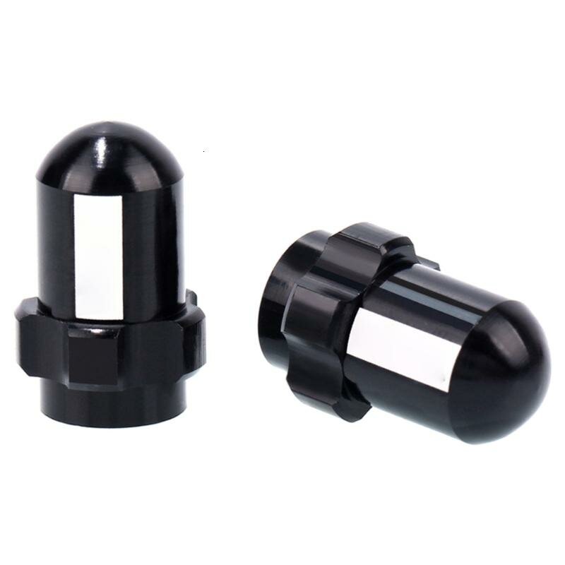 Крышки для вентилей велосипедных шин, 2 шт, Черный клапан Шредера