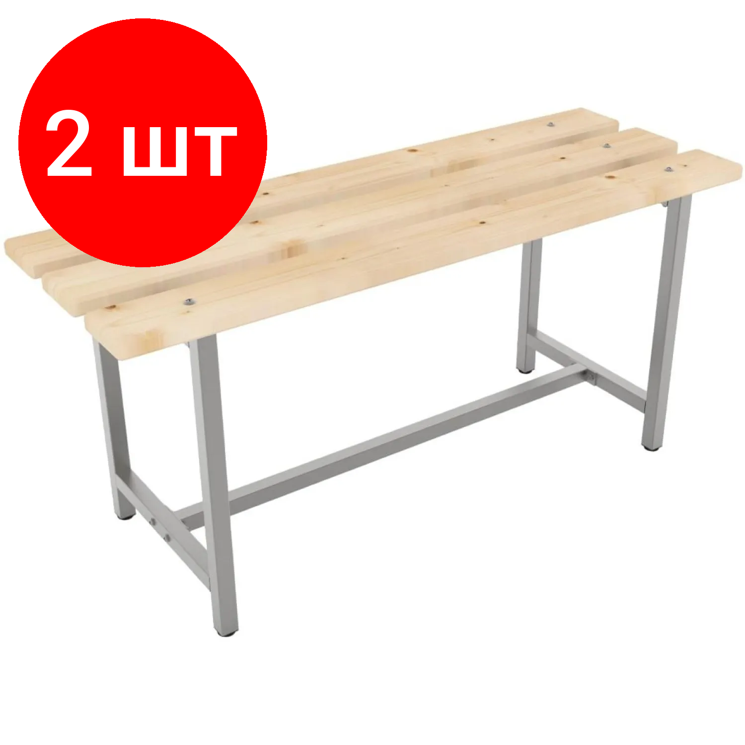 Комплект 2 штук, Скамья TI_СТ-1-800 дерев. доска, 800мм