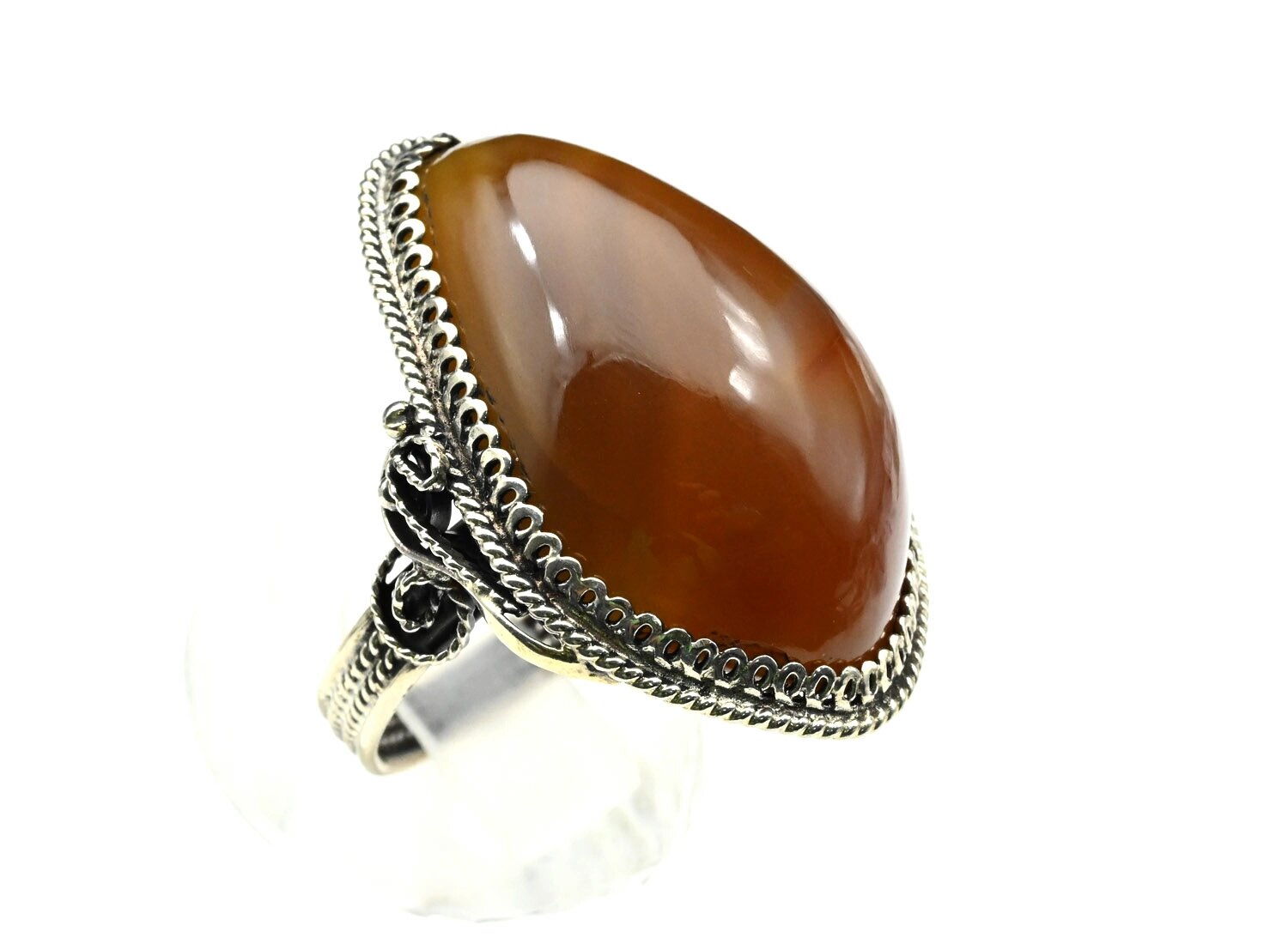 Кольцо, сердолик