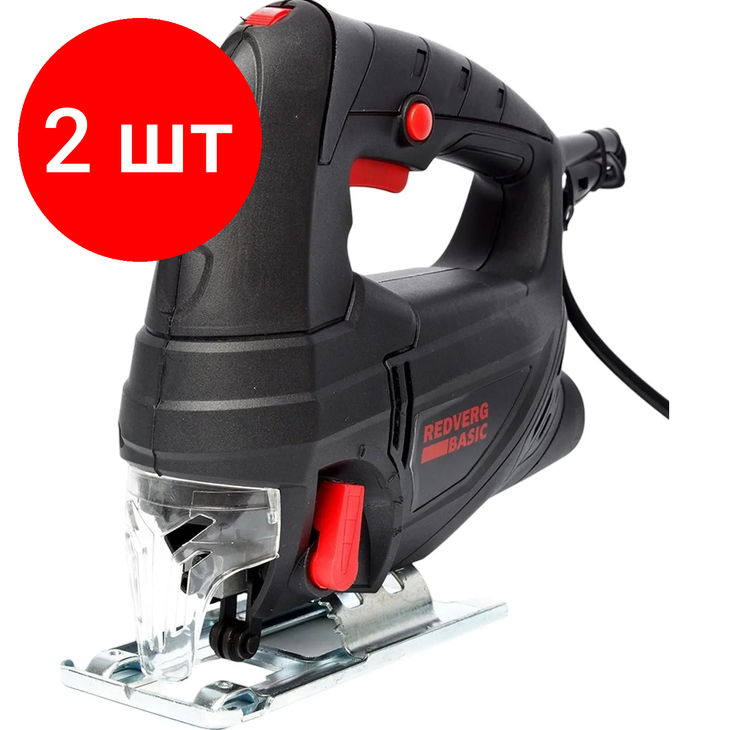Комплект 2 штук, Электролобзик RedVerg Basic JS600