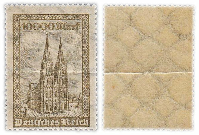 Германия, Веймарская республика, марка 10000 марок 1923