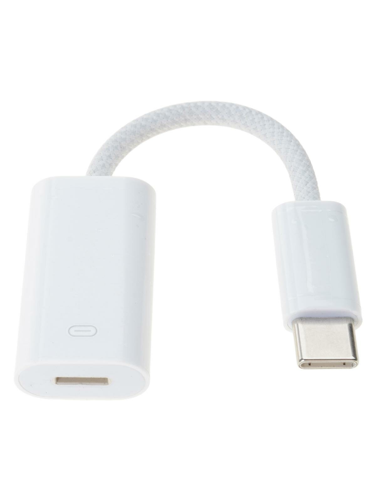 Адаптер звука и питания от USB C до 8Pin для наушников Phone 15