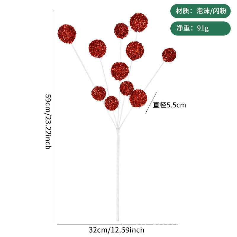 Рождественские украшения, макаронные цвета, рождественская ветвь, композиция, установка рождественской елки, подвеска в виде фруктовой ветви