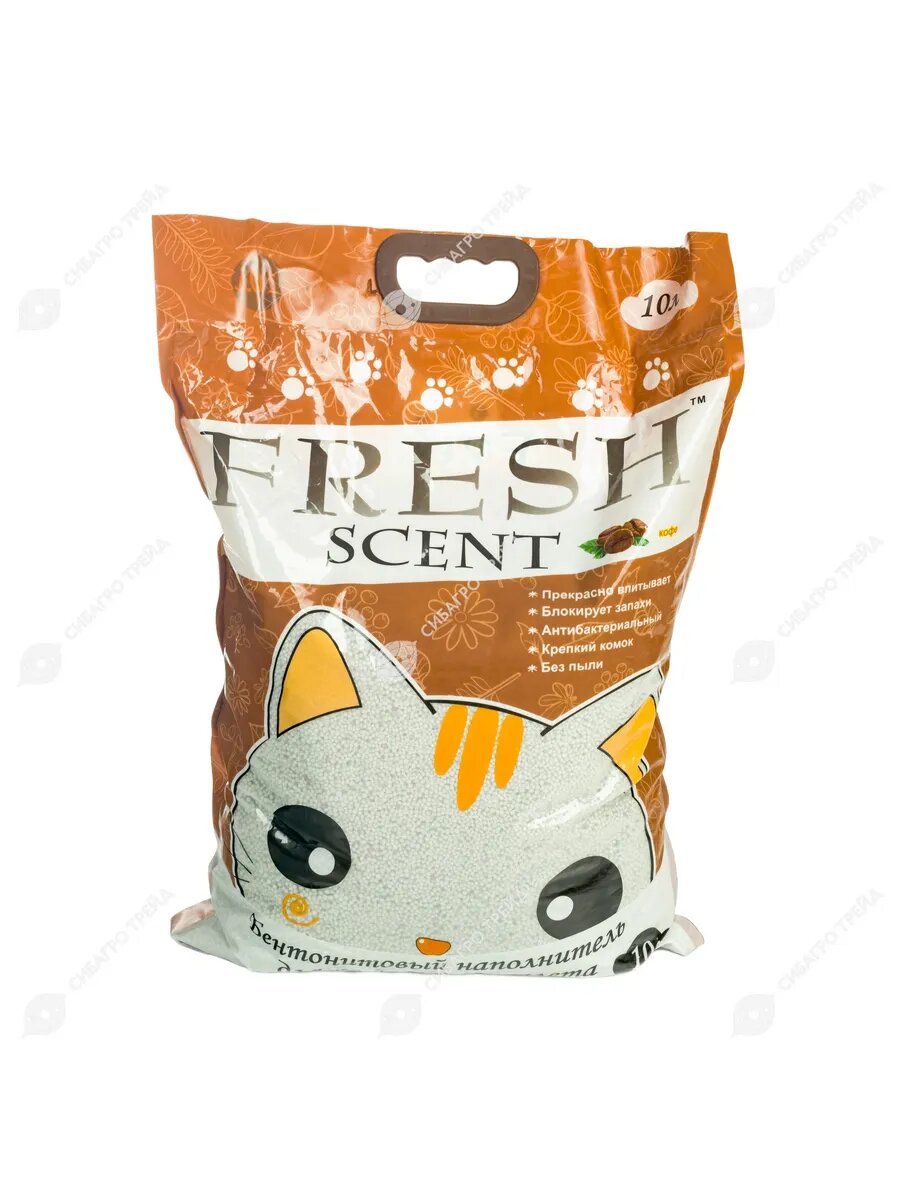 Наполнитель Fresh Свежесть - кофе 10л комкующ.