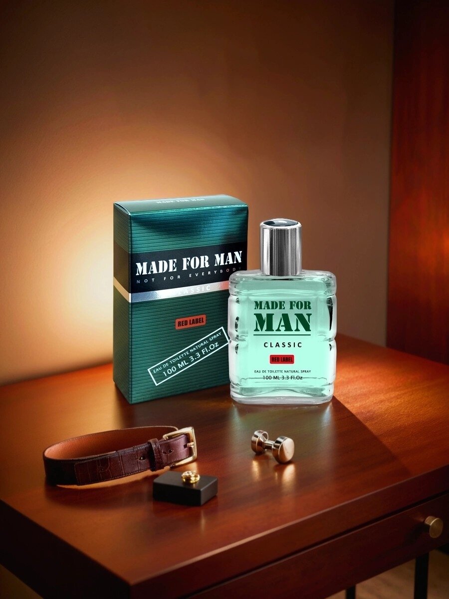 Delta parfum (Red Label). Туалетная вода мужская Made For Man Classic, 100мл.