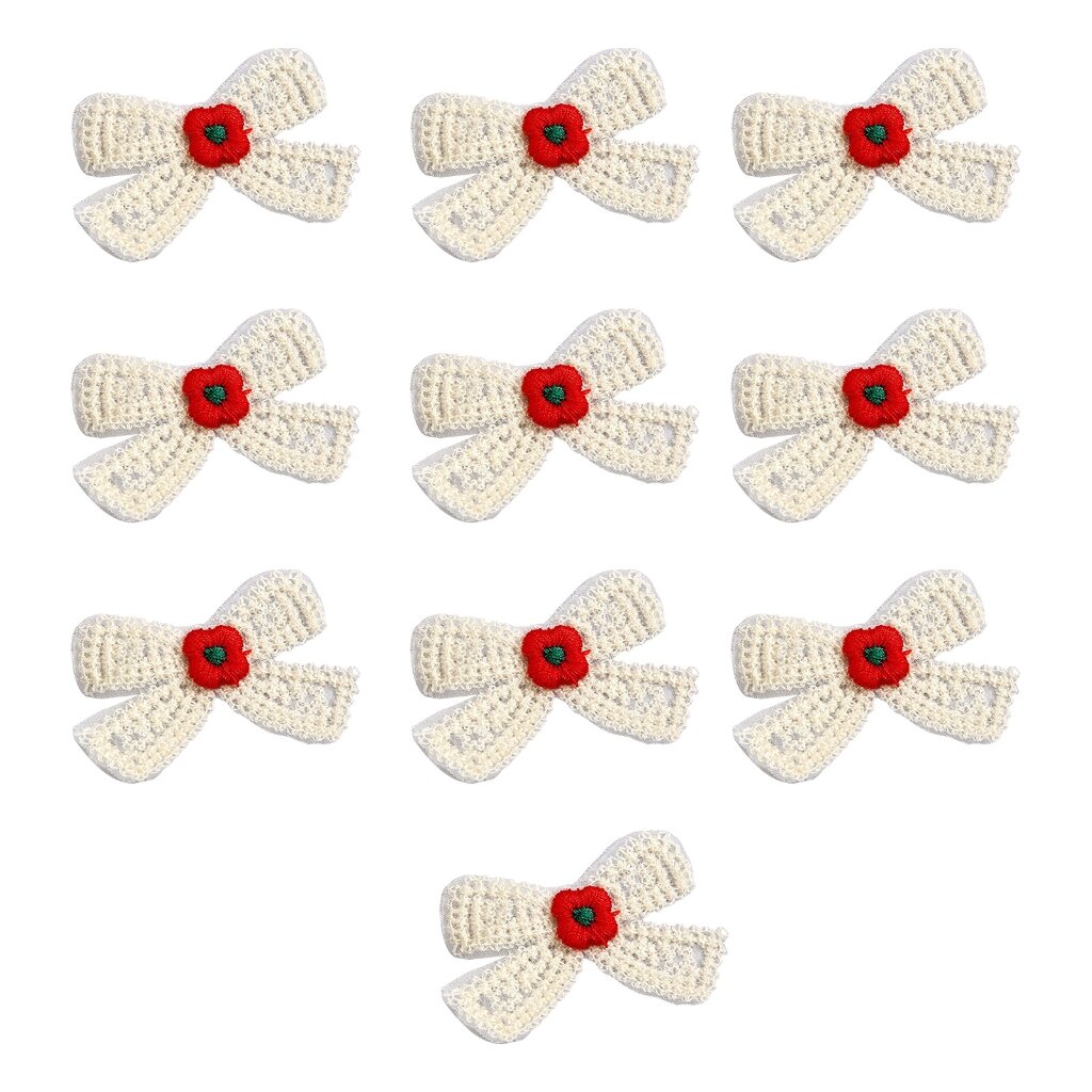Креативные аппликации с вышивкой Декоративные нашивки из ткани Изящные аппликации для пошива одежды сумок текстильных поделок