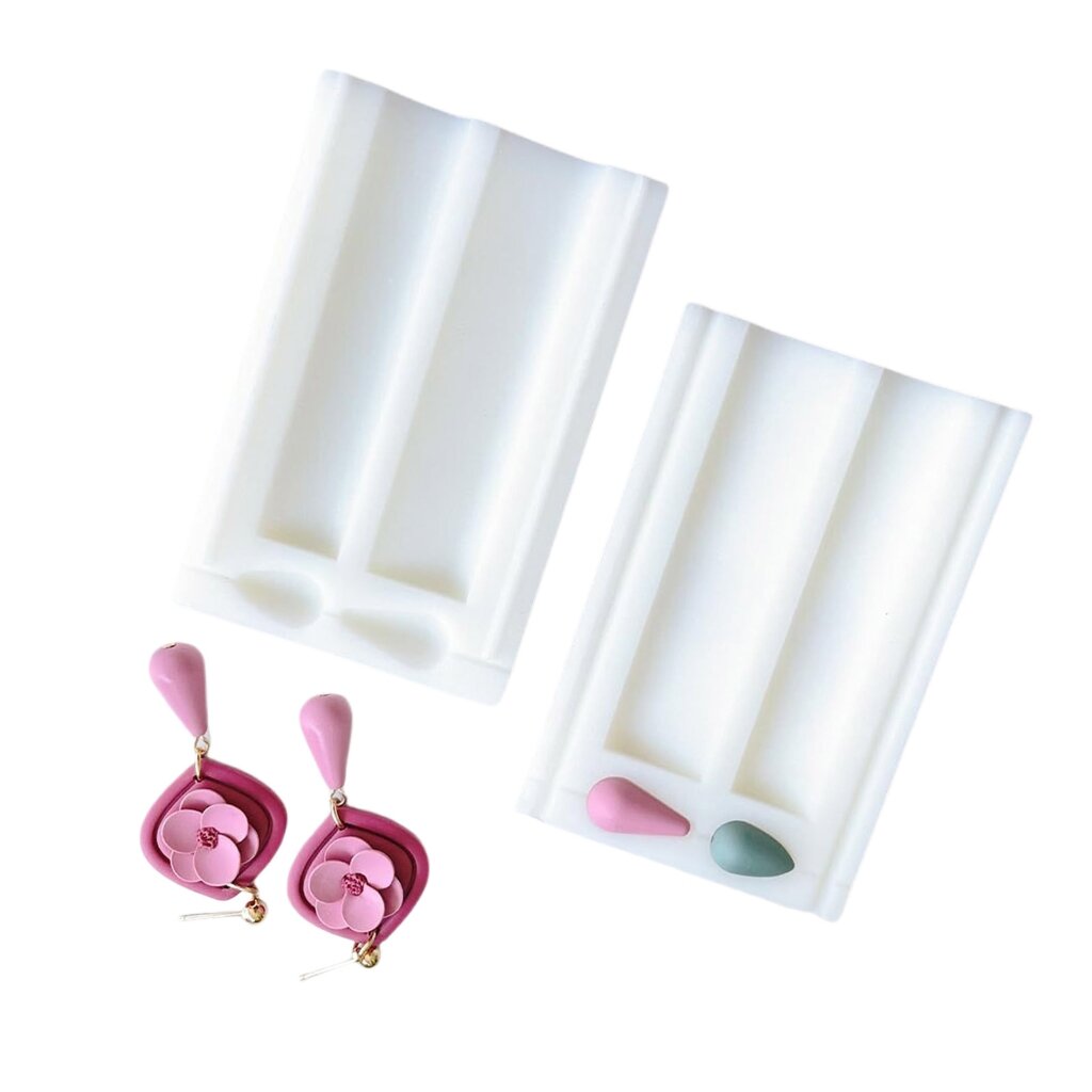 Форма Для Изготовления Глиняных Бусин 2 Размера С Игольчатым Инструментом для Изготовления Ювелирных Изделий из Полимерной Глины