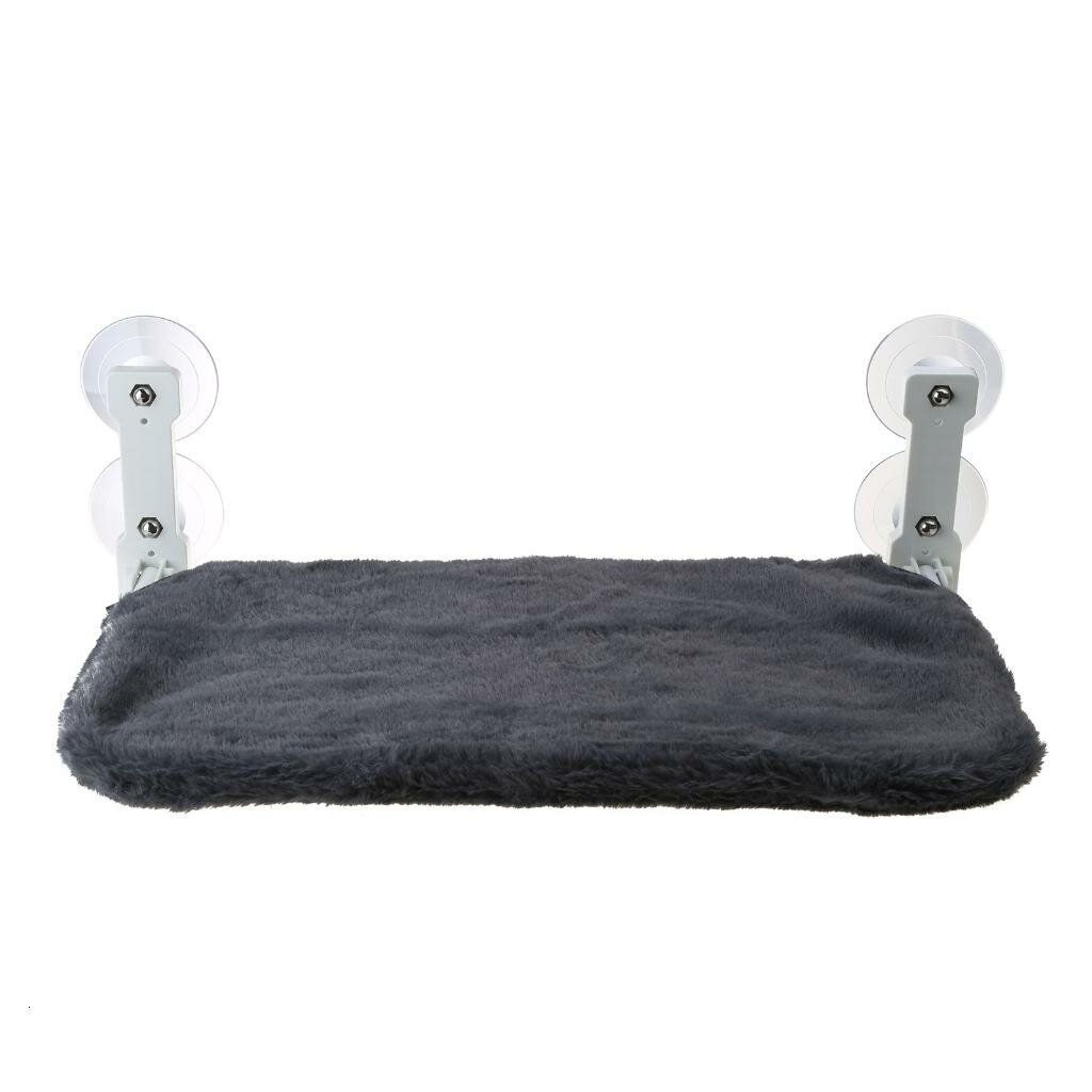 Домик-гамак для кошек с присосками, шерсть кролика - 50X30