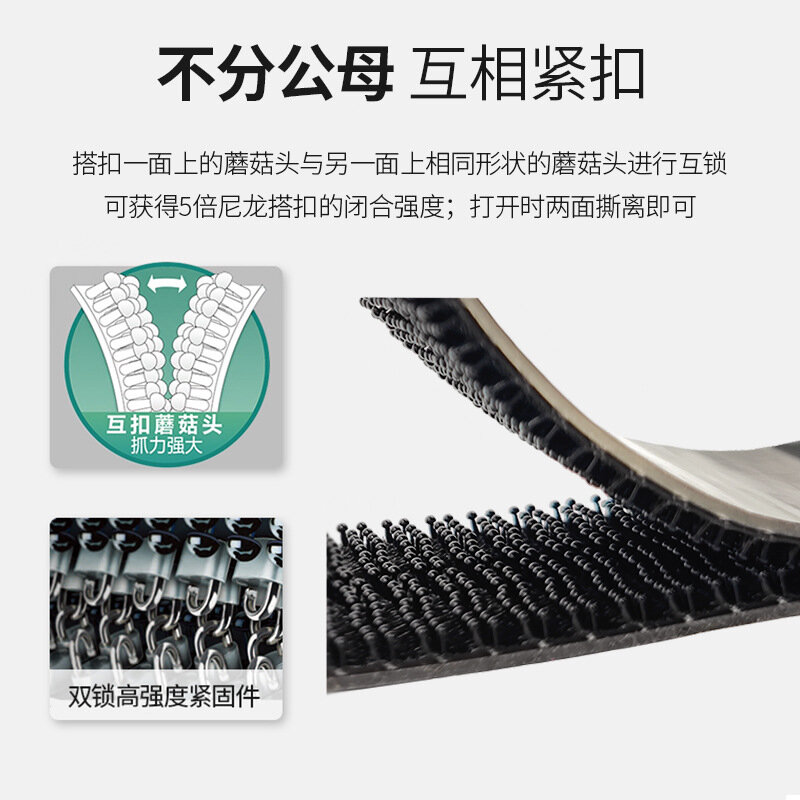 3M Крючок и петля SJ3550CF, грибовидный крючок и петля, клейкий нейлоновый велкро, многоразовый, высокой прочности SJ3551 велкро