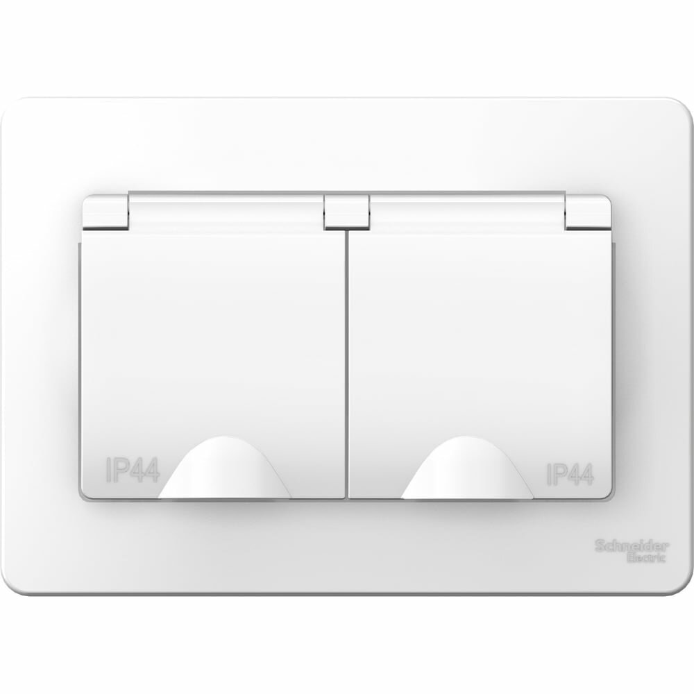 Двойная розетка Systeme Electric BLANCA