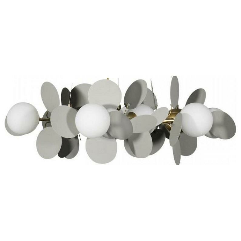 Люстра Loft it Matisse 10008/700 Grey цвет золото Светодиодные Флористика