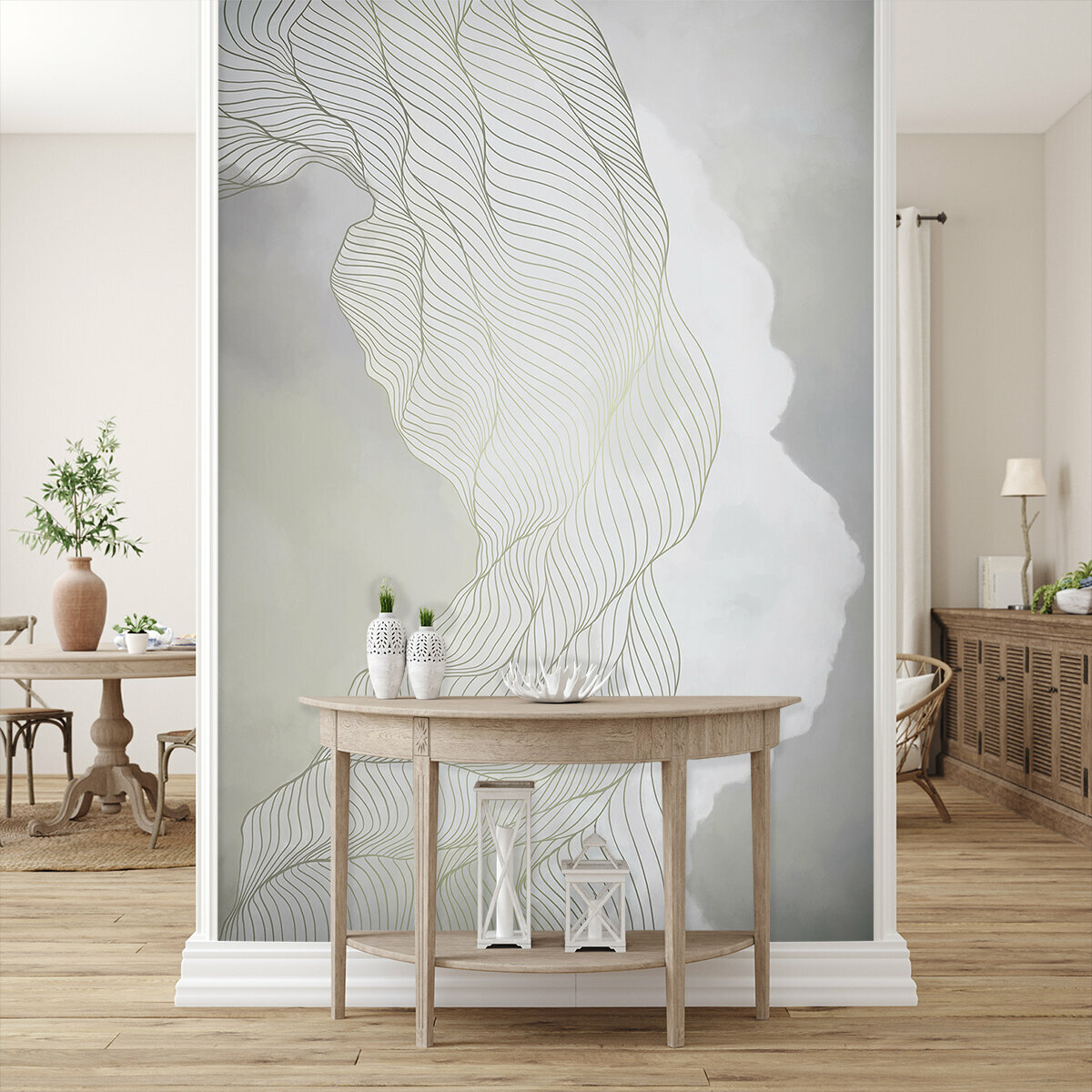 Фотообои / флизелиновые обои Абстракция в облаках 2,04 x 2,7 м