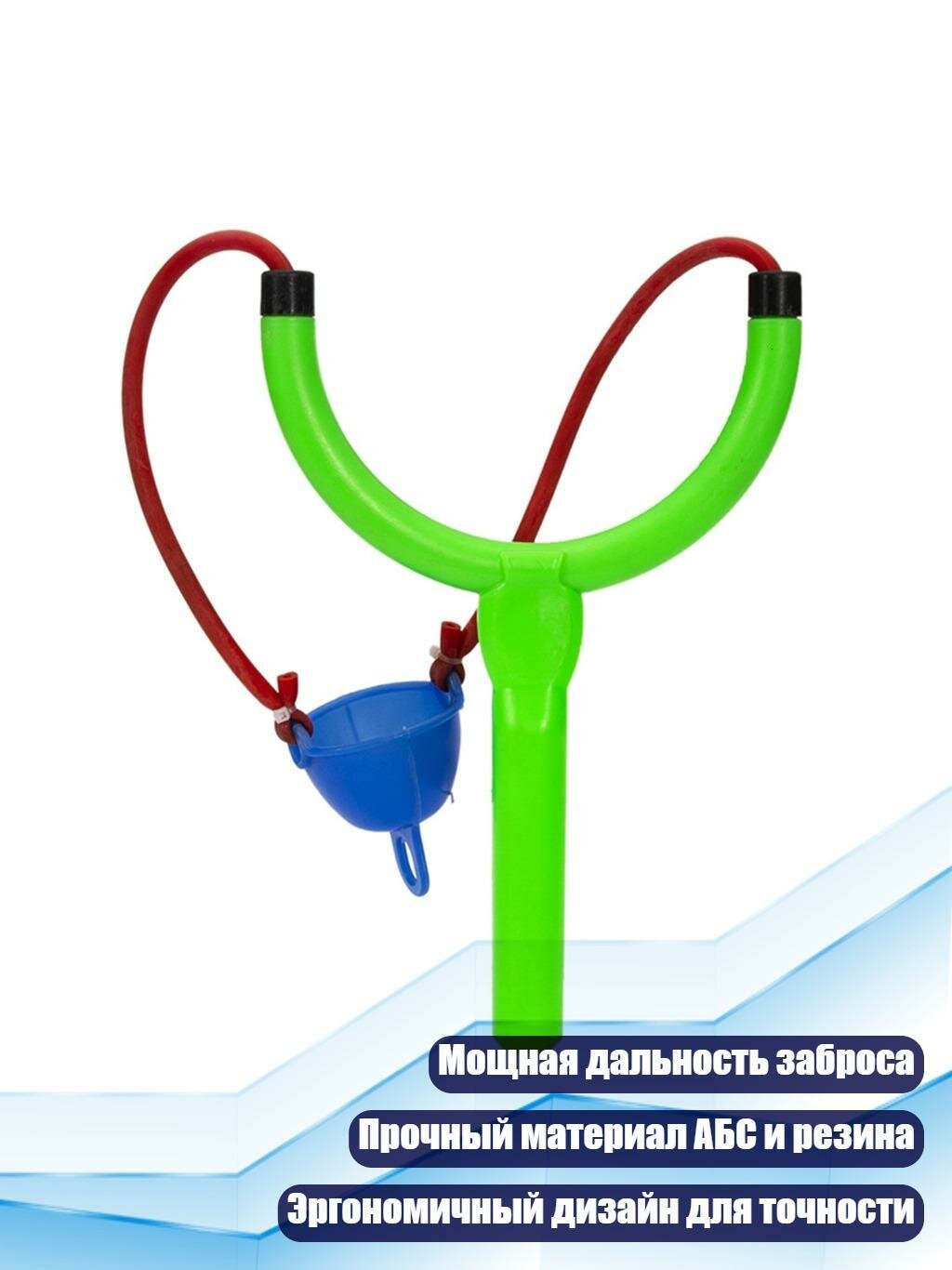 Снасти для рыбалки, рогатка-подкормочница