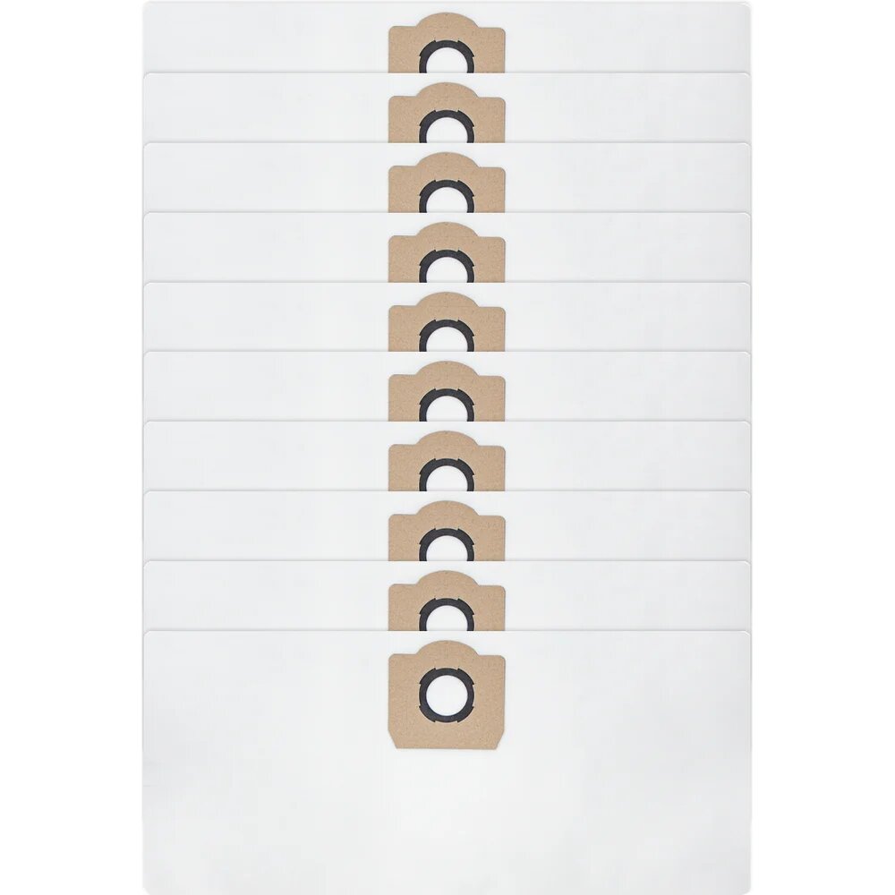 Мешки для Karcher WD 3 Premium, MV 3, SE 4001, Karcher WD 1s, NT 20/1, до 20л, 10шт ROCKSTAR K2(10)