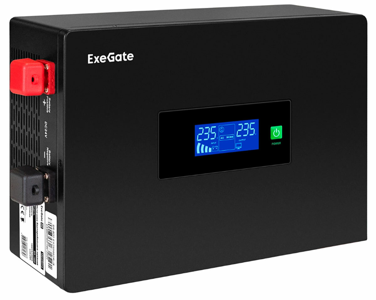Источники бесперебойного питания для котла (настенный) ExeGate IdealSine SR-1000. LCD.2SH