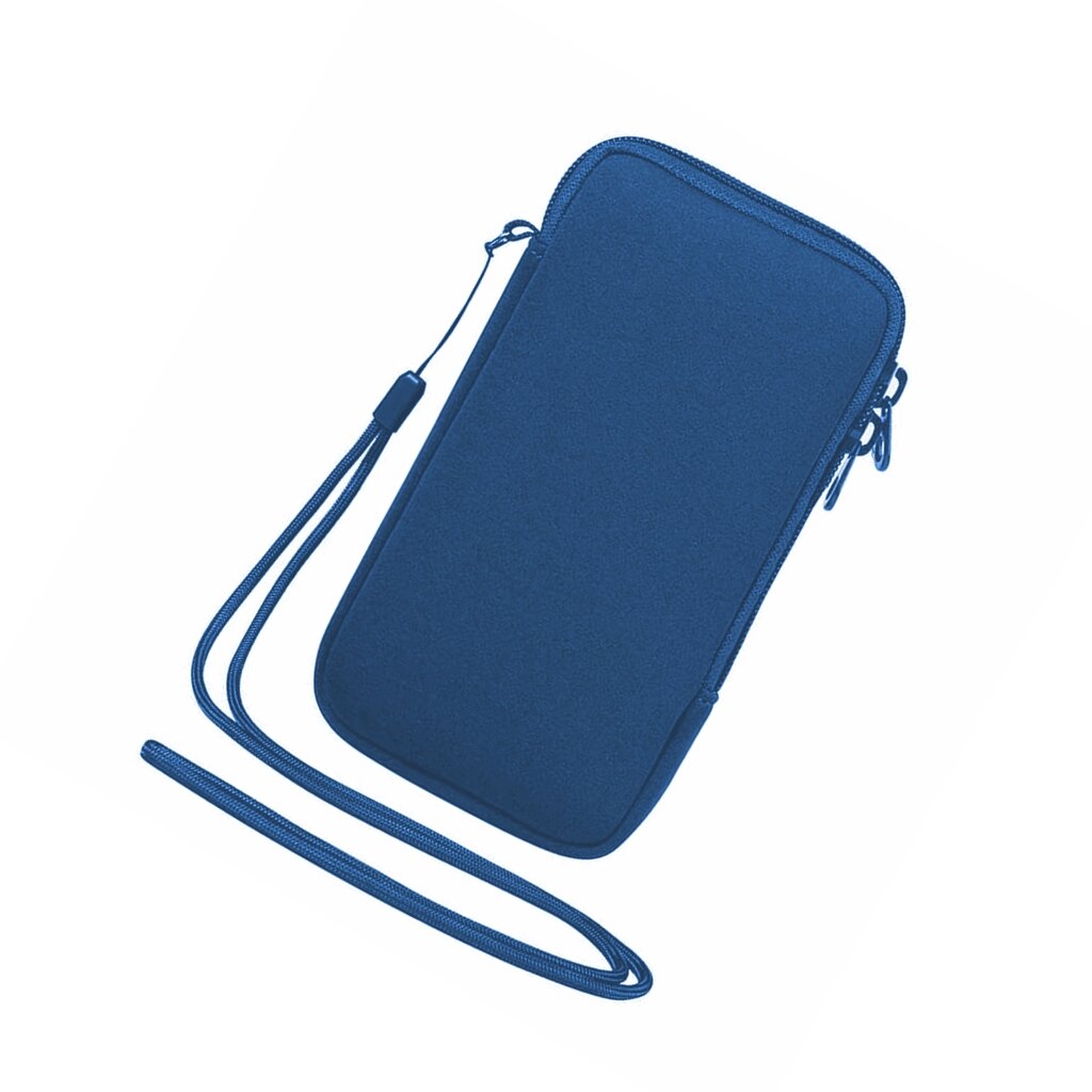 Портативный чехол для мобильного телефона на молнии Портативный чехол для мобильного телефона на молнии-Королевский синий