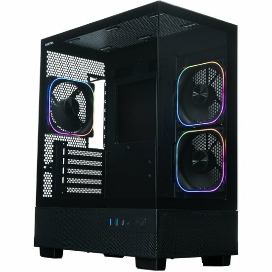 Корпус Xastra Q400M 3ARGB-FG-C6-UC, черный