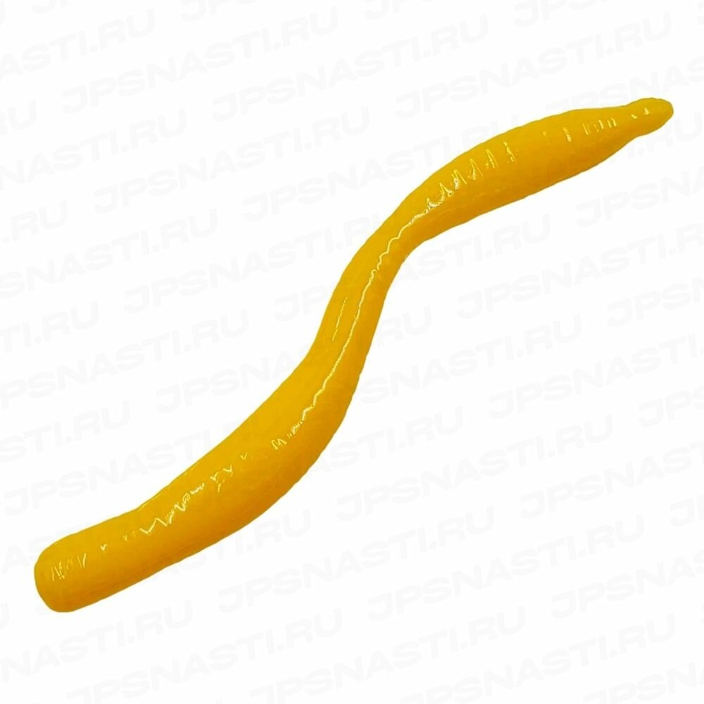 Силиконовые приманки на форель Cool Place Bomber тонущие, желтый, сыр / Форелевые приманки бобриный хвост