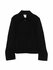 Куртка TOTEME Boxy twill jacket, размер 32, black/black